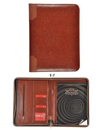 Leather Beautiful File Folder Brown A A At Piece In New Delhi ID