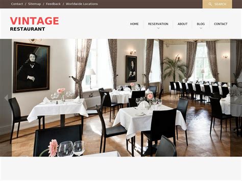 Vintage Блог Шаблоны Bootstrap BootstrapТема