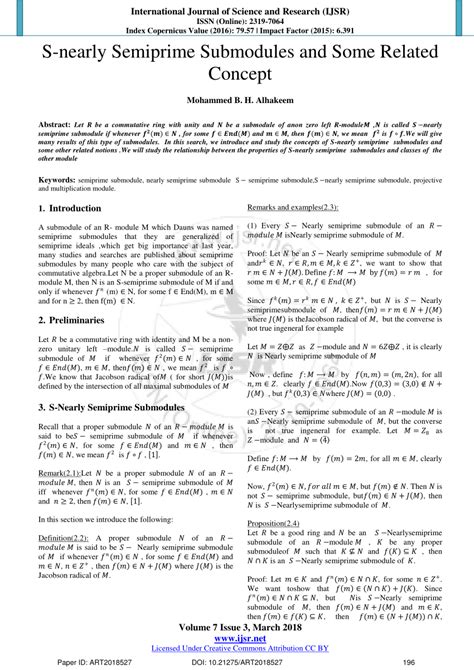 pdf s nearly semiprime submodules and some related concept