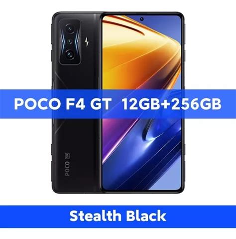 Celular Xiaomi Poco F4 Gt Stealth Black 12gb Ram 256gb Rom Meses Sin