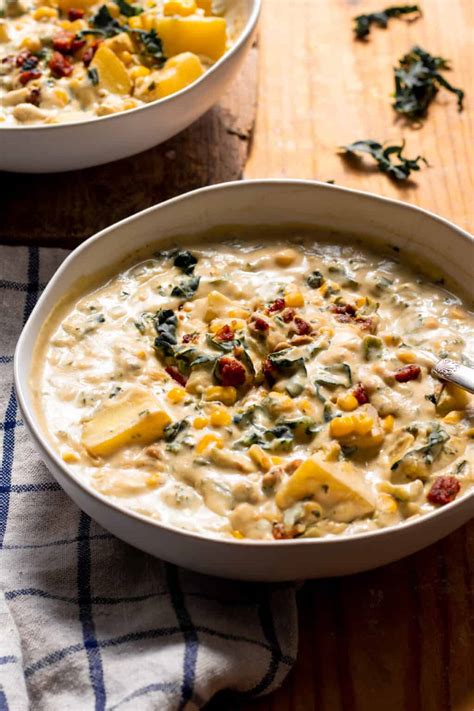 The Best Vegan Corn Chowder Recipe Quick And Easy Home Cooked Roots