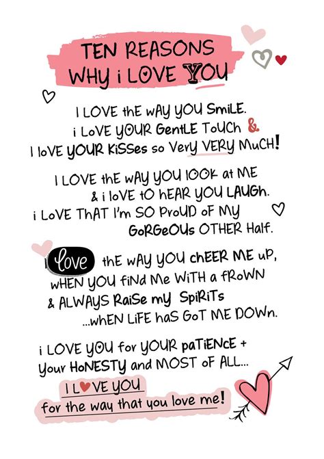 100 Reasons Why I Love You Artofit