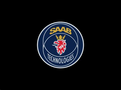 瑞典Saab萨博航空航天和国防公司logo设计 德启设计