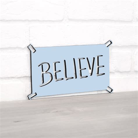 Spunky Fluff Believe Quote Locker Room Sign Michaels