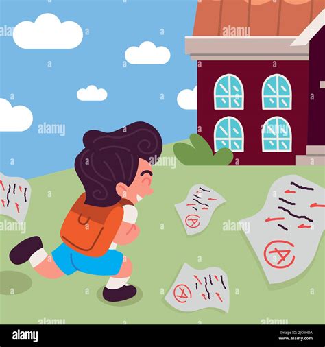 Back To School Happy Pupil Stock Vector Image And Art Alamy