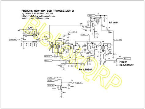 Blekok Qrp By Yd1jjj Hitx 80m 40m Ssb Transceiver Schematic Diagram