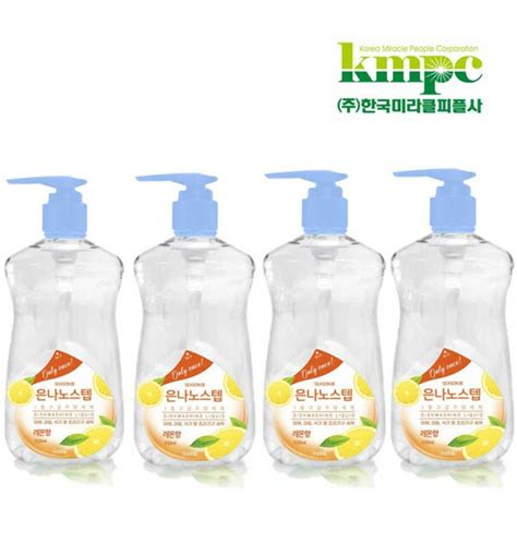 은나노스텝 시즌3 친환경 주방세제 550ml X 4개 다용도 설거지 과일세척 티몬