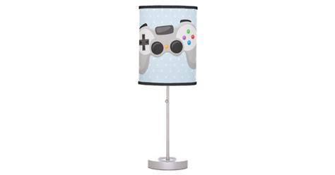 Gamer Choose Background Color Table Lamp Zazzle