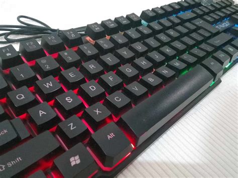 T WOLF Gaming Keyboard Backlit Keyboard With Numpad Computers Tech Parts Accessories