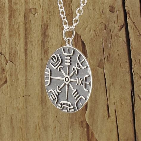 Viking Compass Necklace For Son Etsy