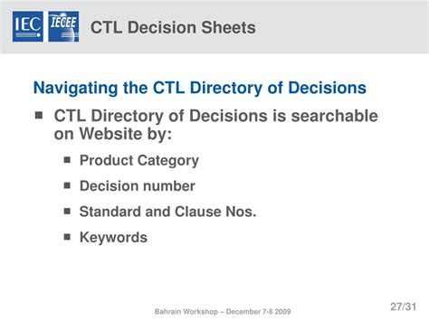 Ppt Ctl The Iecee Committee Of Testing Laboratories Powerpoint Presentation Id104796