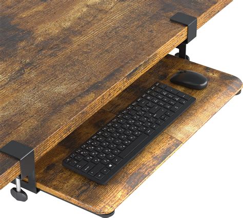Bontec Keyboard Tray Under Desk Pull Out Keyboard And Mouse