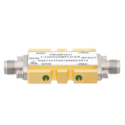 1 75 db nf low noise amplifier operating from 1 ghz to 12 ghz with 16