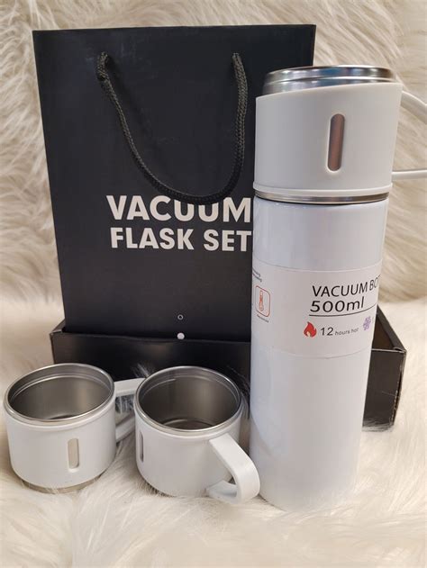 16oz Sublimation Flask Set Double Wall Stainless Steel Vacuum