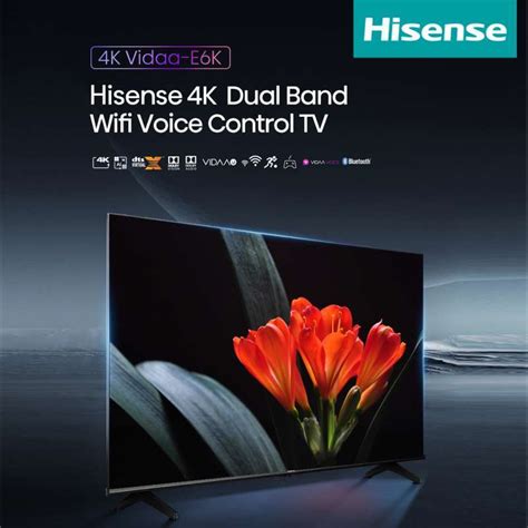 Promo Hisense 50e6k 50 Inch Vidaa Smart 4k Uhd Tv Bezelles Design Model Diskon 60 Di Seller