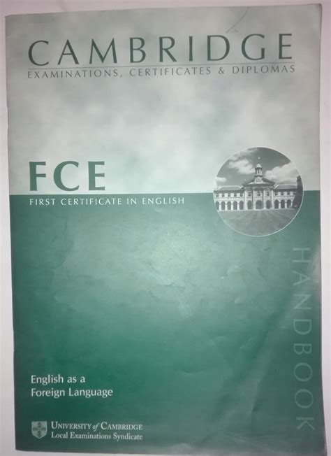 Cambridge First Certificate Handbook Niska Cena Na Allegro
