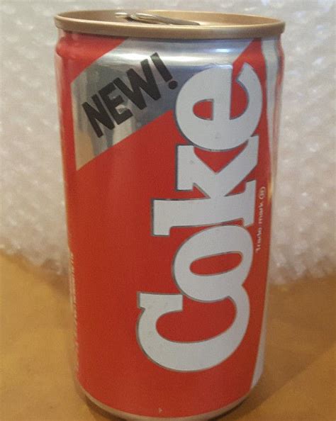 New Formula 1985 Vintage Coke Cola Soda Pop Opened Tab Can Hot 98kupd
