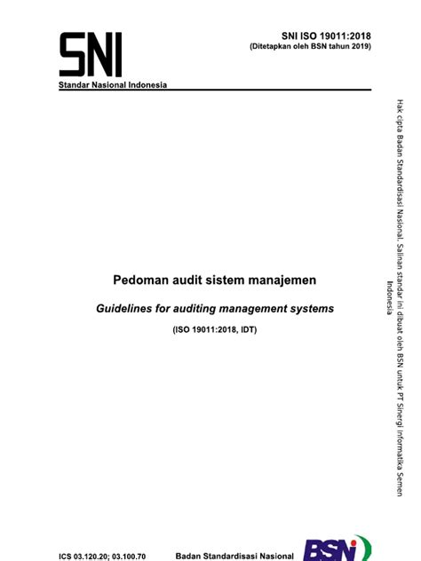 Sni Iso 19011 2018 Unlock Pdf