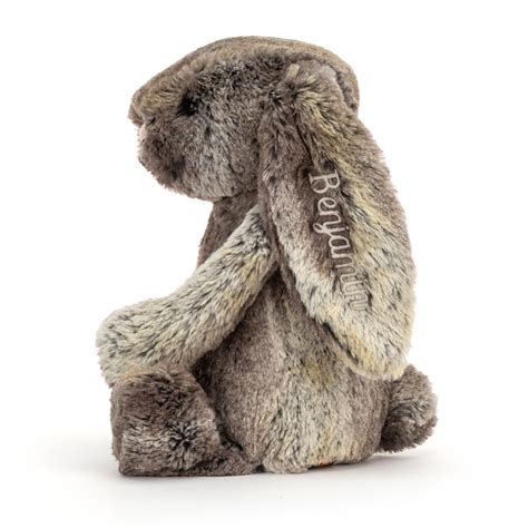 Personalised Bashful Cottontail Bunny Medium Official Jellycat