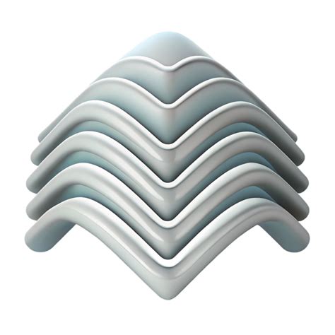 Distinguished Retro Clean Lines Forming A Wave Pattern Symmetrical With Scalable Design High