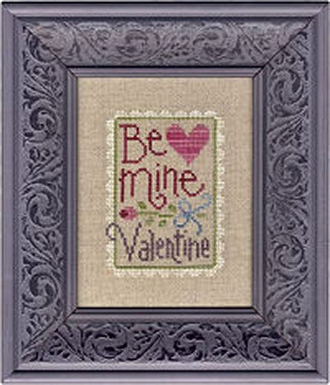 Lizzie Kate Snippet S77 Be Mine Valentine Cross Stitch Etsy Cross