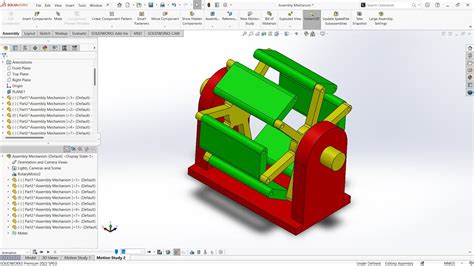 Top Down Assembly Approach In Solidworks Motion Study Solidworks
