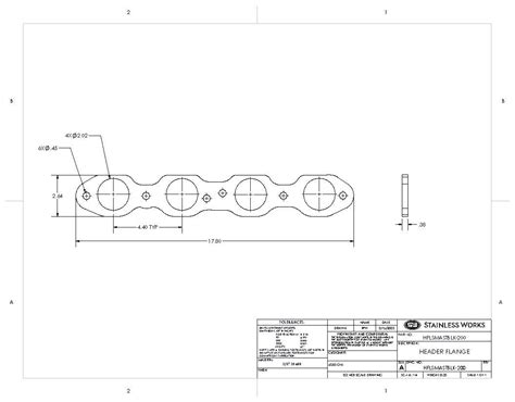 Mast Black Cylinder Ls Header Flange