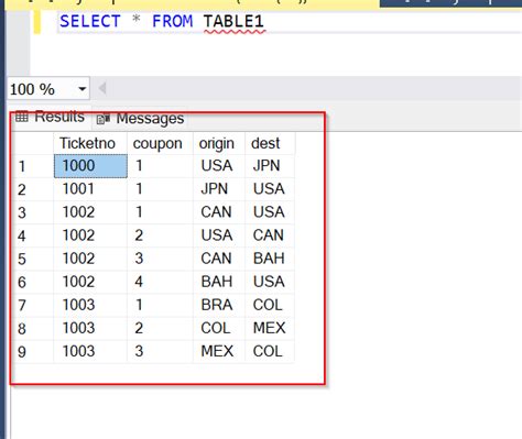 Mysql Create A Query To Identify Whether A Ticket Is One Way Or