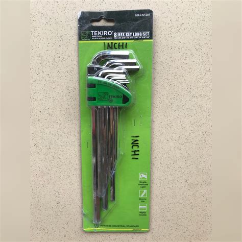 Jual Kunci L Inchi Set 8 Pcs Tekiro Tekiro Kunci L 5 64 3 8 Tekiro Ori Shopee Indonesia