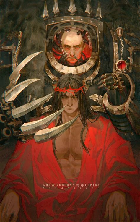 Ginias Emperor Of Mankind Horus Lupercal Warhammer 40k Absurdres Commentary English