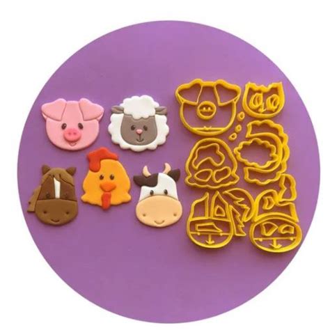Cortador Fazendinha Animais Pasta Americana Biscuit Cm Shopee Brasil