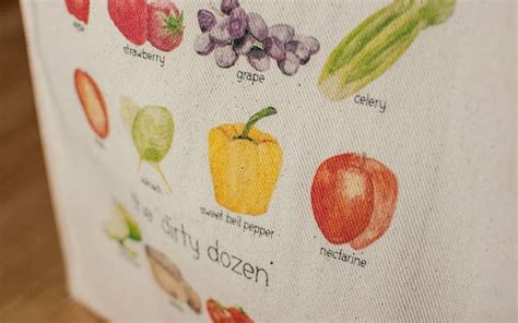 Dirty Dozen Tote Bag Helpful Hints Pinterest