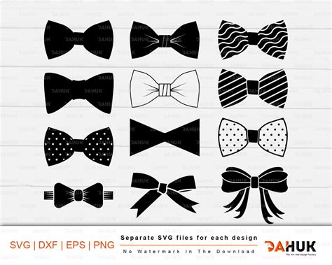 Noeud papillon svg bundle arc svg modèle de noeud papillon Etsy