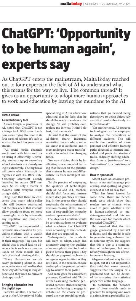 Mark Caruana Posted On Linkedin