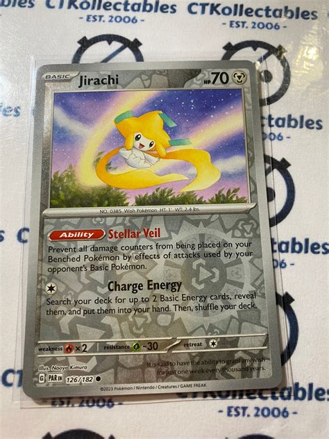 Jirachi Reverse Holo 126182 2023 Scarlet And Violet Paradox Rift Pokém