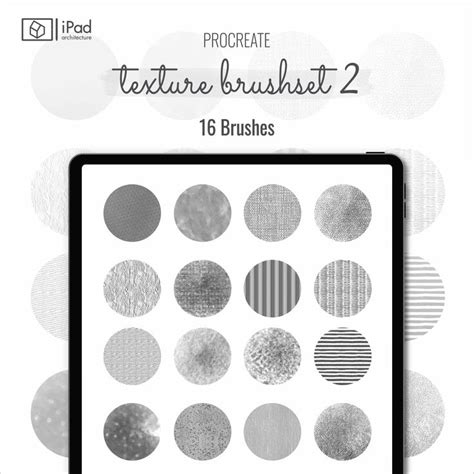 Procreate Texture Brushset 2 Texture Procreate Texture Art