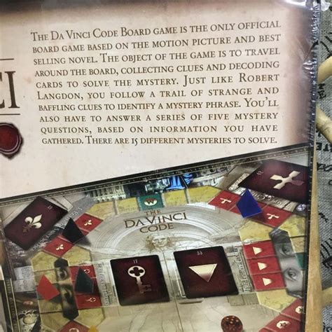The Da Vinci Code Board Game Reduced To Clears