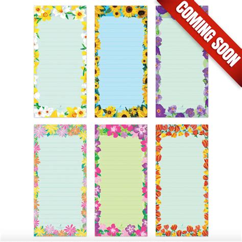 Magnetic Fridge Notepads Custom Design Illustrations And Surface