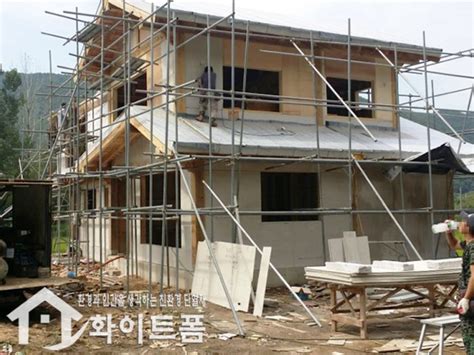 신축 목조주택 단열 친환경 단열재 화이트폼수성연질폼 수성연질우레탄폼 시공