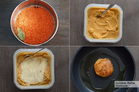 Medallones Veganos De Lentejas Rojas