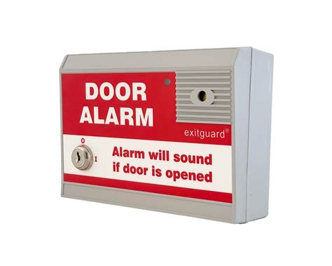 Exitguard Fire Door Alarm With Integral Keyswitch Red