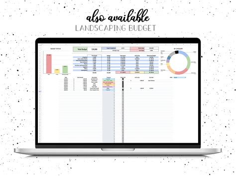 Easy Home Renovation Spreadsheet Template Etsy