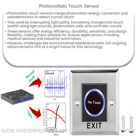 Photovoltaic Touch Sensor Electricity Magnetism