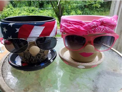 Pot Heads” Flower Pot Crafts Decorated Flower Pots Clay Pot Crafts