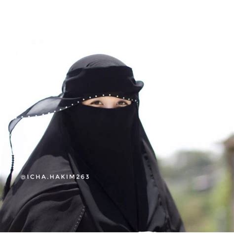 Black Niqab Lace Niqab Closed Face Niqab Islamic Veil Etsy