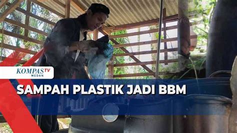 Warga Binjai Olah Sampah Plastik Jadi BBM