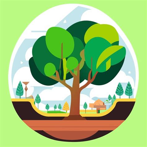 Premium Vector Flat Design Environmental Icon