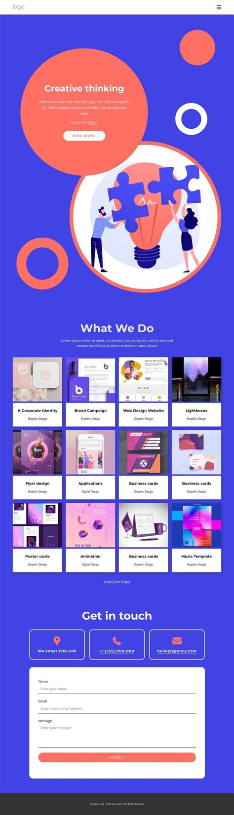 Campaigns Mobile And Digital Web Page Design