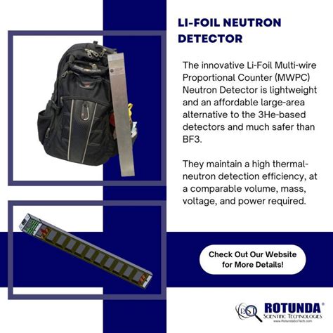 Rotunda Scientific Technologies Llc On Linkedin Li Foil Multiwire Proportional Counter Mwpc