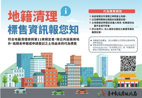 中市府代標售113年地籍未清理土地即日起公告 於93開標 享新聞